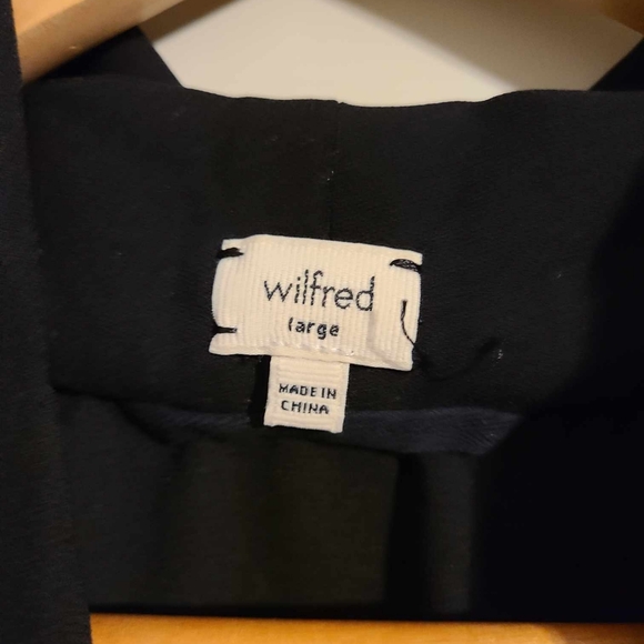 Aritzia | Tops | Aritzia Wilfred Black Armless Blouse | Poshmark